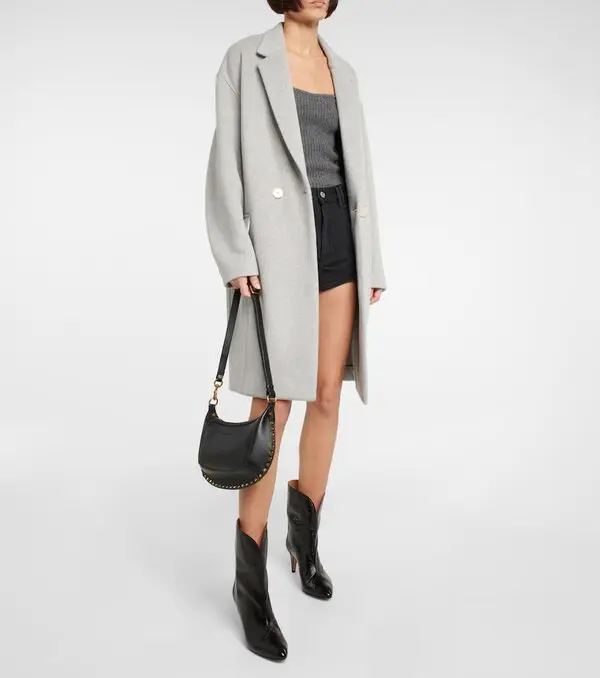 Isabel Marant Dytho Crinkled Leather Ankle Boots