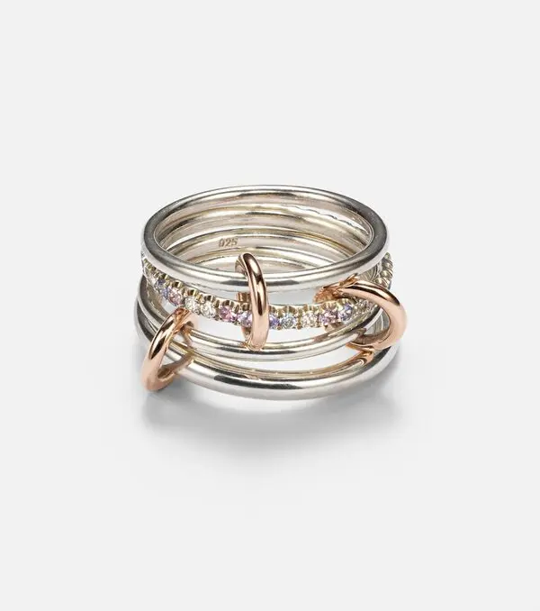 SPINELLI KILCOLLIN Nimbus Linked Rings With Gemstones