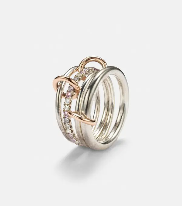 SPINELLI KILCOLLIN Nimbus Linked Rings With Gemstones