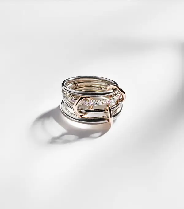 SPINELLI KILCOLLIN Nimbus Linked Rings With Gemstones