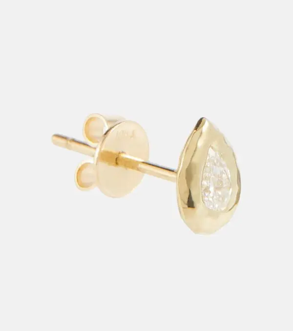 OCTAVIA ELIZABETH Nesting Gem 18kt Yellow Diamond Stud Earrings