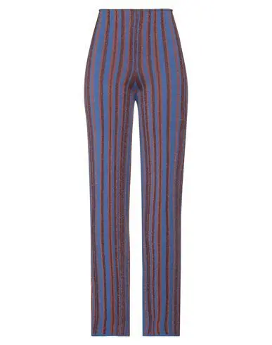 KAOS Striped Knit Pants - Blue