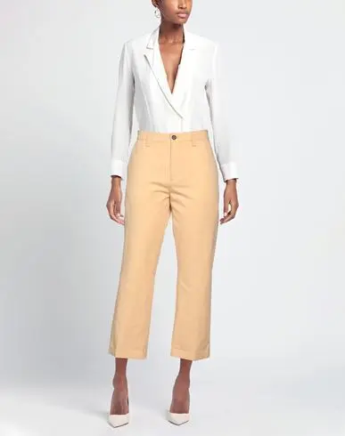 DEPARTMENT 5 Cropped Straight-leg Cotton And Hemp Pants