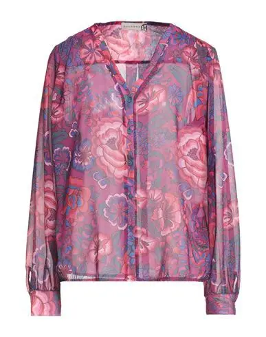 HAVEONE Floral-print Crepe Shirt
