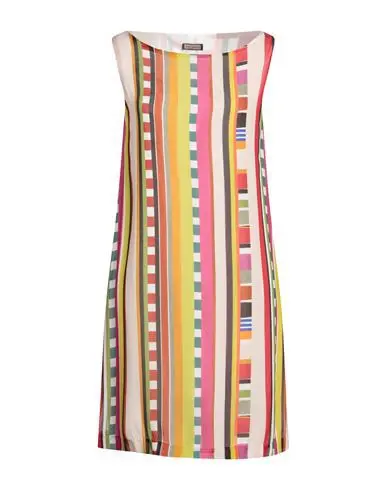 Malìparmi Sleeveless Mini Dress With Stripes - Fuchsia