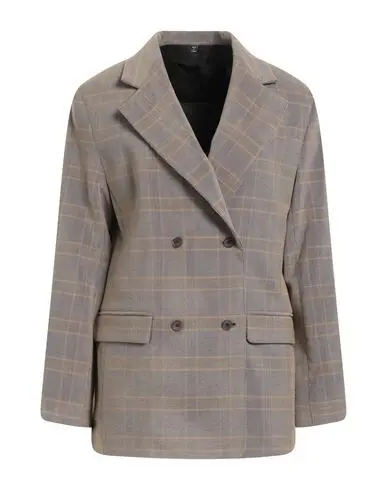 Alexander McQueen Checked Double-breasted Blazer - Beige