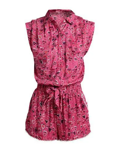 Poupette St Barth Playsuit In Viscose - Pink