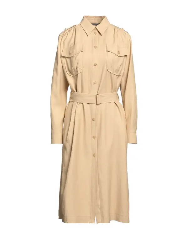 Alberta Ferretti Midi Dress Size Viscose, Linen