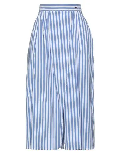 Elisabetta Franchi Striped Midi Skirt - Blue