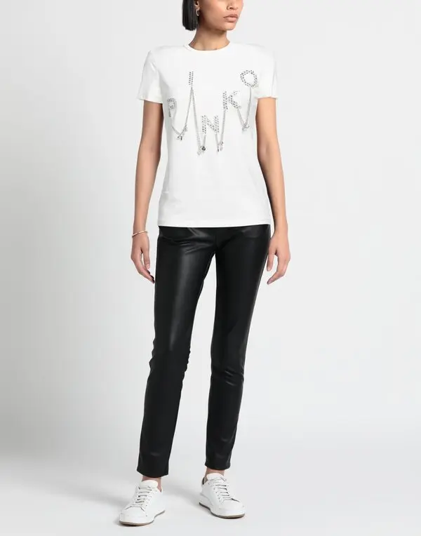 Pinko T-shirt With Crystal Embellishments