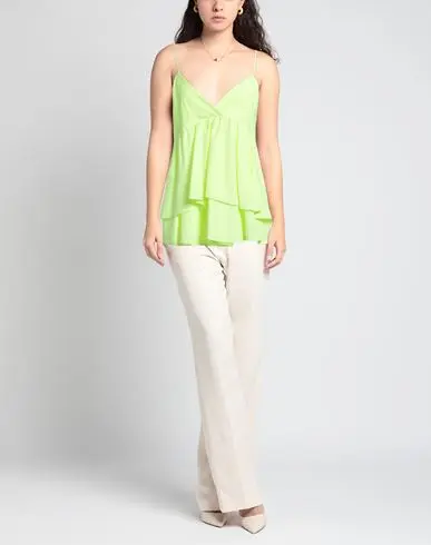 AGLINI Ruched Tiered Top