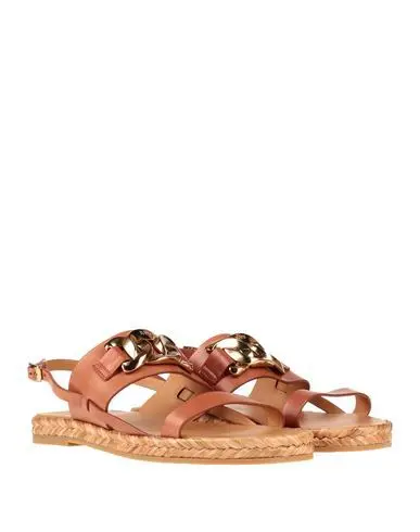 TOD'S Leather Espadrille Sandals