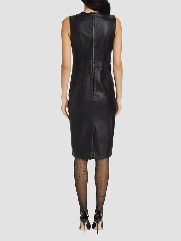 Spanx Faux Leather Sheath Dress