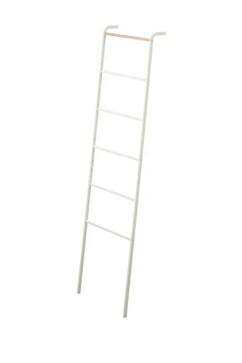YAMAZAKI Leaning Ladder Rack Hanger - White