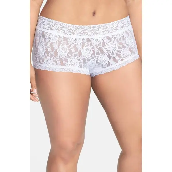 Hanky Panky Stretch Lace Boyshorts - White
