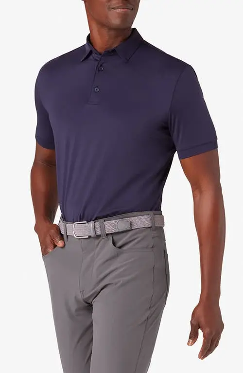 Mizzen+main Versa Short Sleeve Polo - Blue