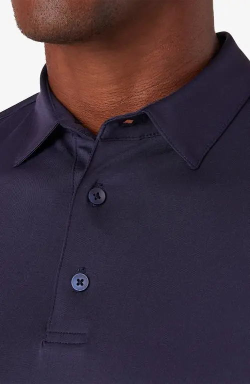 Mizzen+main Versa Short Sleeve Polo - Blue