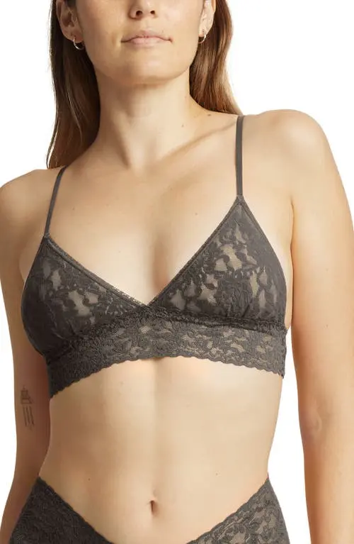 Hanky Panky Signature Lace Padded Bralette - Granite