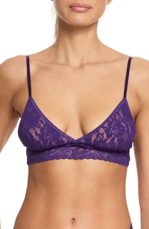 Hanky Panky Signature Lace Padded Bralette - Snow Day Purple