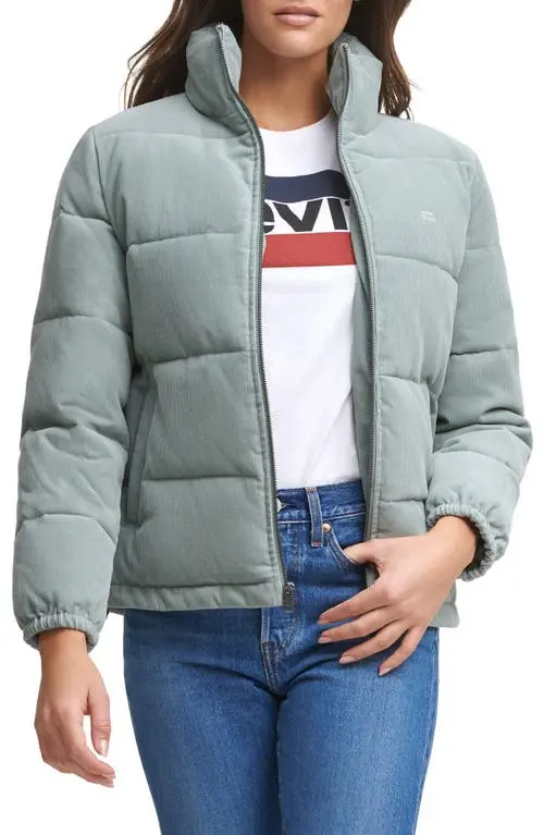 LEVI'S Corduroy Puffer Jacket - Mint