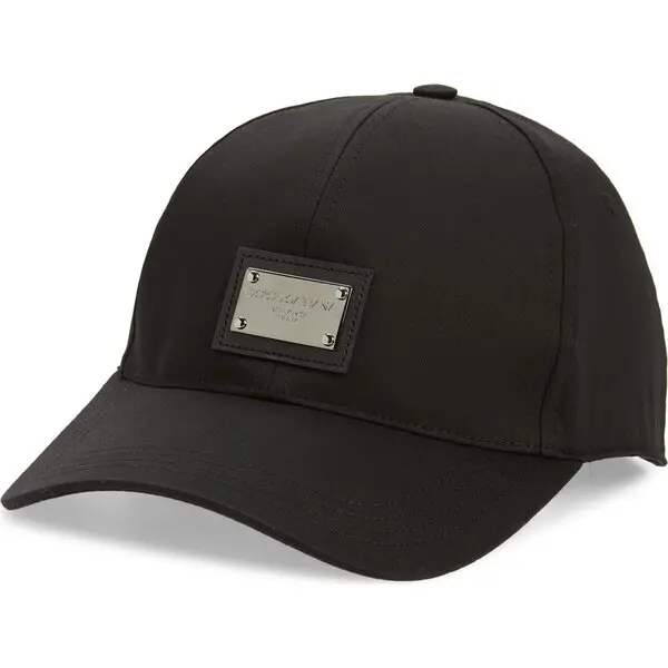 Dolce & Gabbana Logo Baseball Cap - Black