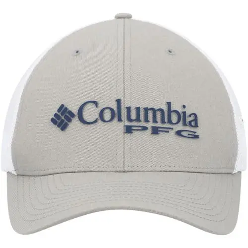 Columbia White Dallas Cowboys Pfg Ball Flex Hat 