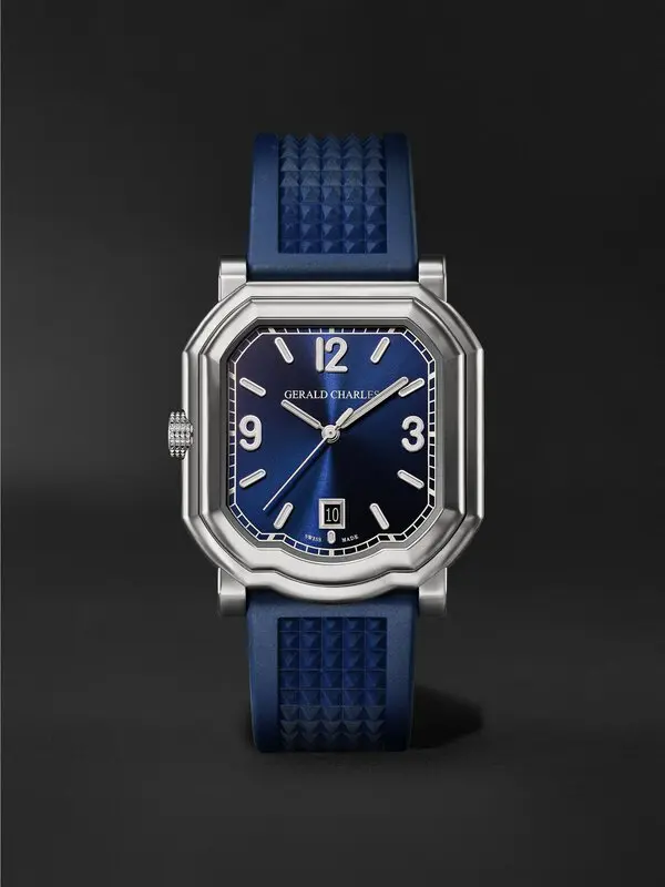 GERALD CHARLES Gc Sport Automatic 39mm Titanium Watch - Blue