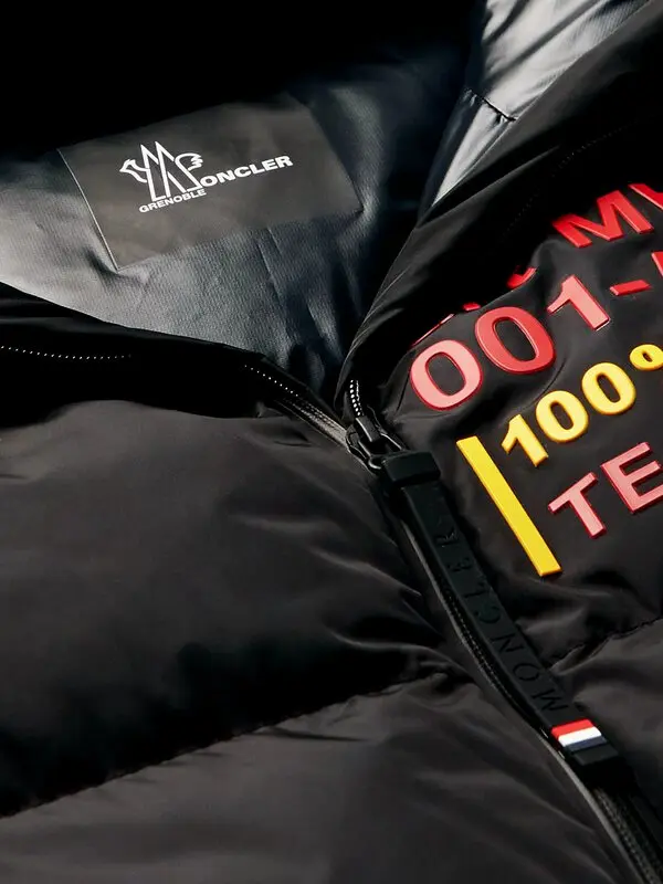 Moncler Mazod Printed Ripstop Down Ski Jacket - Black