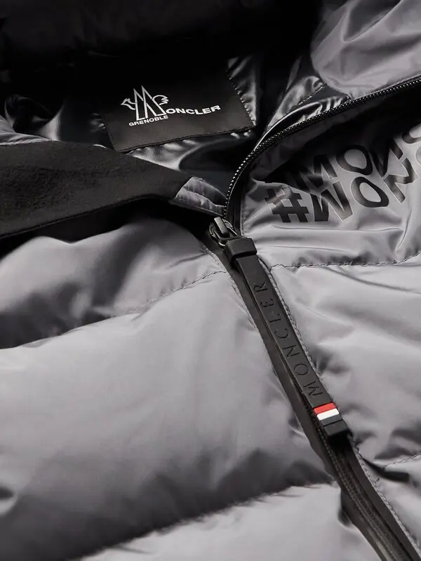 Moncler Isorno Quilted Down Ski Jacket - Gray
