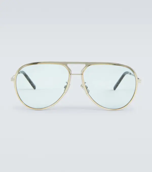 Dior Dioressential A2u Aviator Sunglasses - Silver