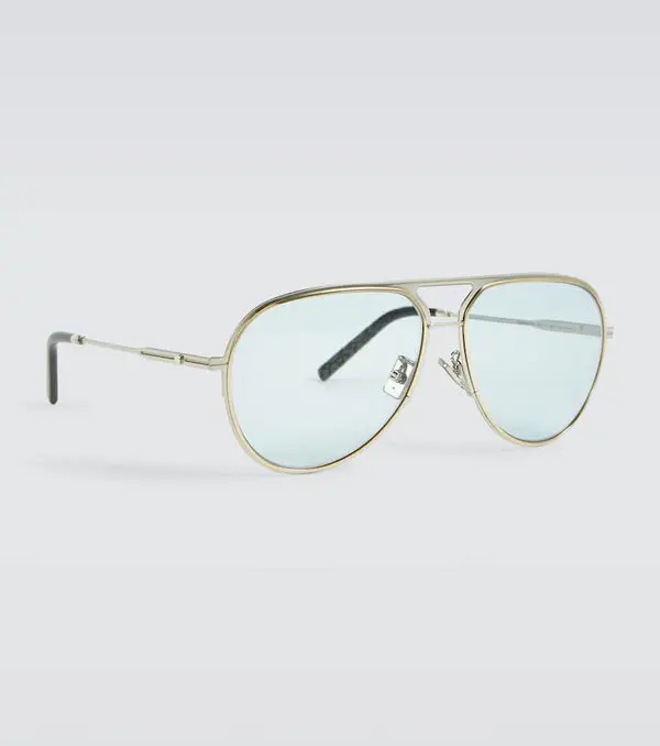 Dior Dioressential A2u Aviator Sunglasses - Silver
