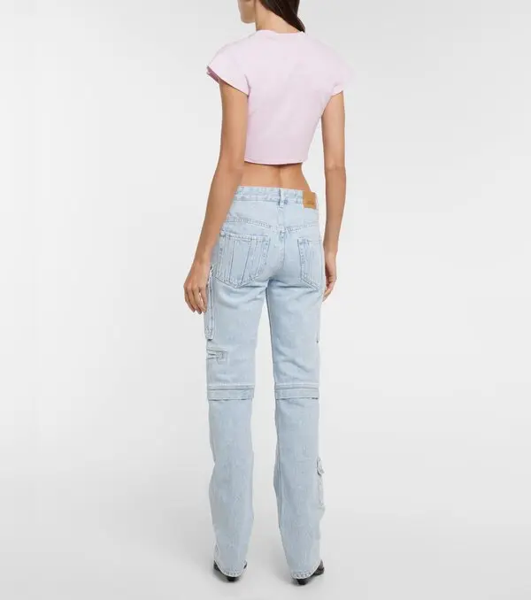 Isabel Marant Étoile Zineae Cropped Cotton Top