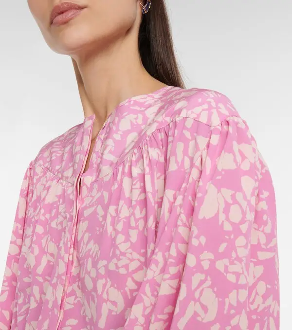 Isabel Marant Étoile Brunille Silk-blend Chiffon Blouse