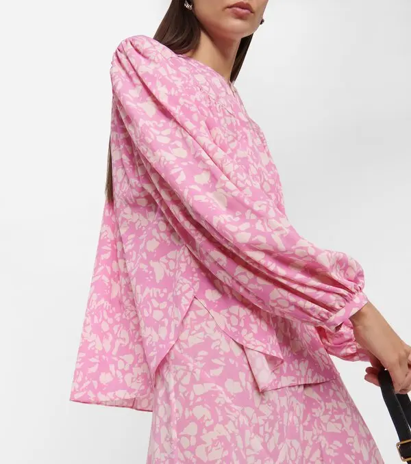 Isabel Marant Étoile Brunille Silk-blend Chiffon Blouse