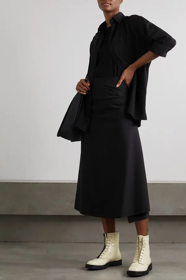 THE ROW - The Row Essentials Elada Crepe Shirt