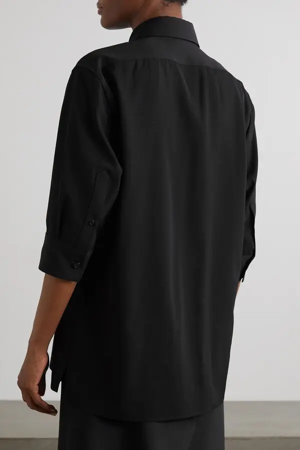 THE ROW - The Row Essentials Elada Crepe Shirt