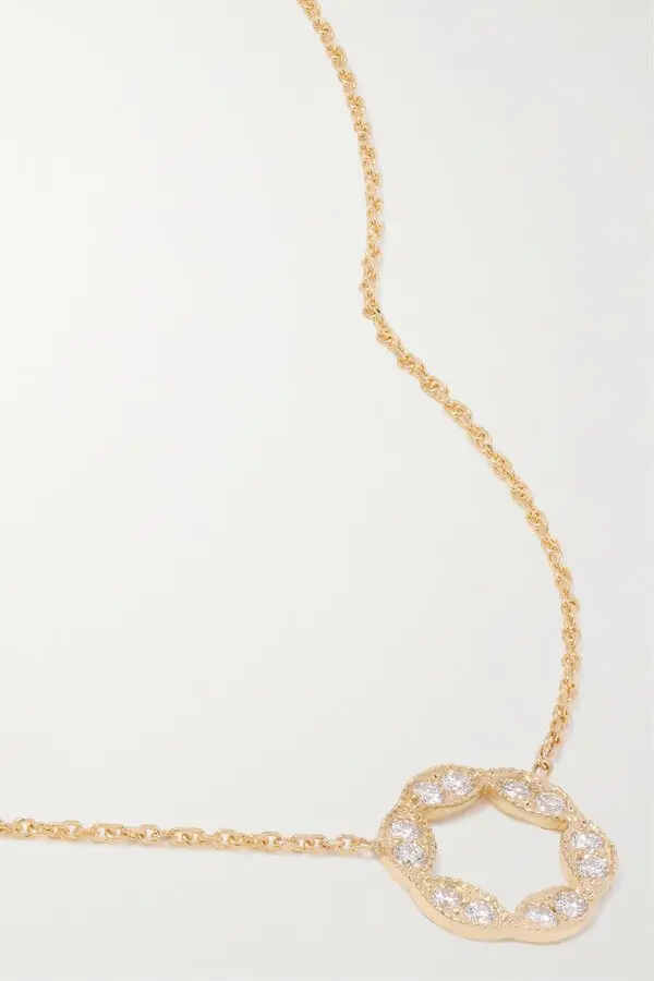 KIMAI Empress 18-karat Recycled Laboratory-grown Diamond Necklace