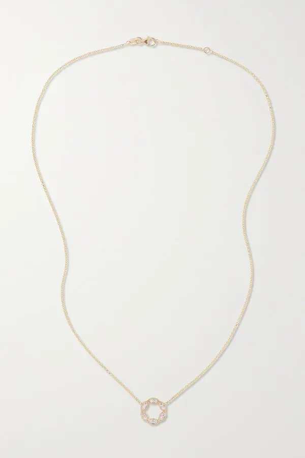 KIMAI Empress 18-karat Recycled Laboratory-grown Diamond Necklace