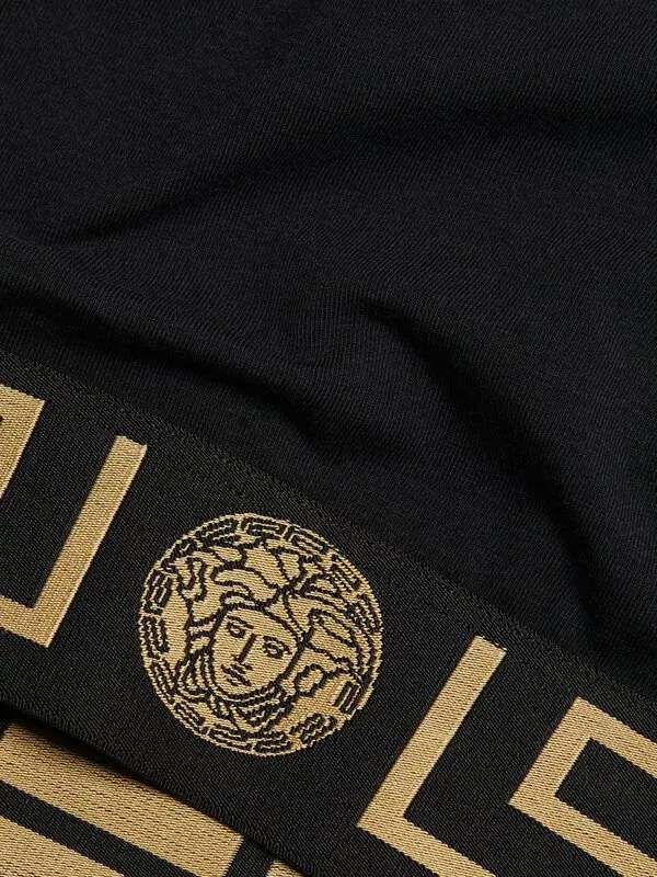 Versace Icon Logo Cropped Tank Top