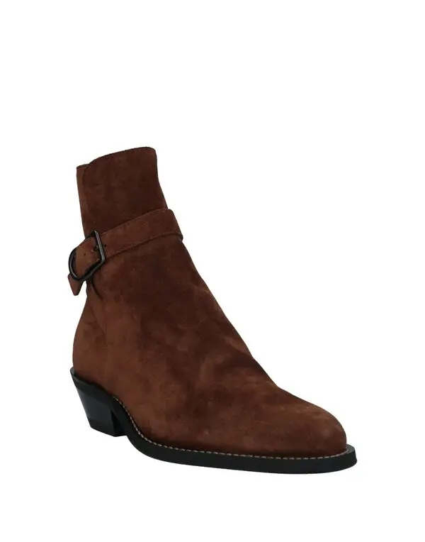 TOD'S Calfskin Ankle Boots - Brown