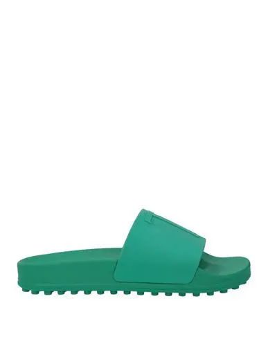 TOD'S Rubber Pool Slides - Green