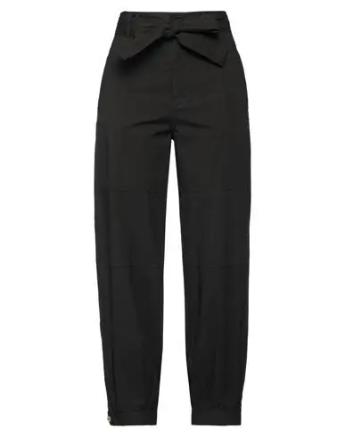 MERCI Cotton-blend Straight Leg Pants - Black