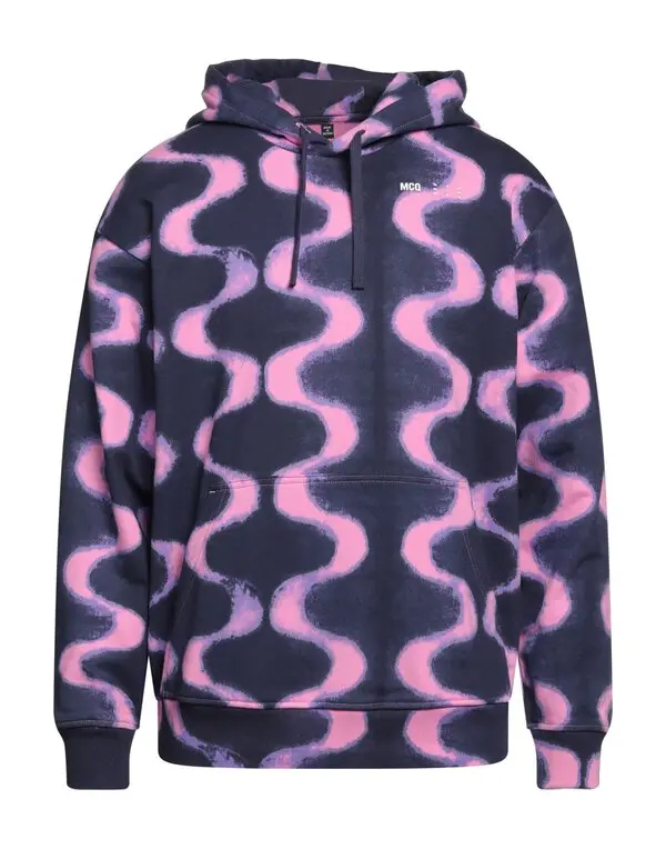 Alexander McQueen Multicolor Logo Hoodie - Navy