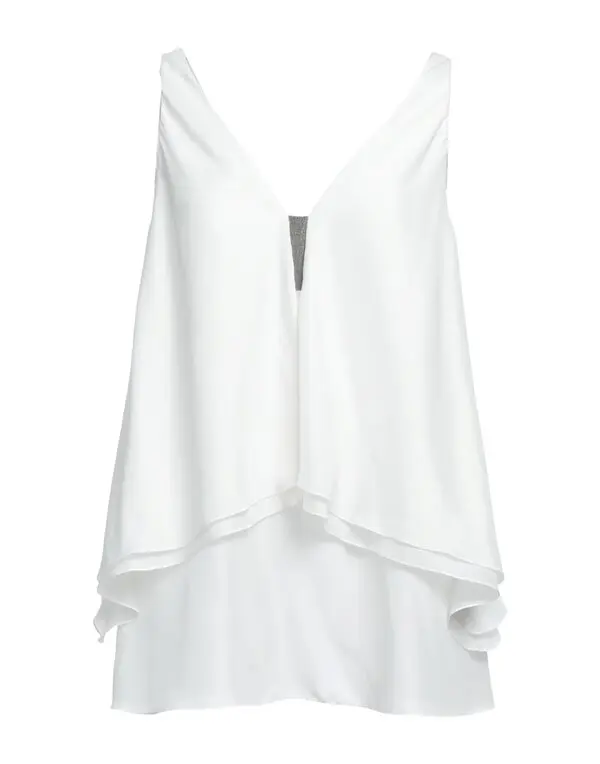 Brunello Cucinelli Embellished Satin Top