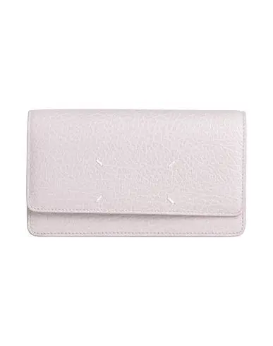 MAISON MARGIELA Textured Leather Clutch With Detachable Shoulder Strap - Purple