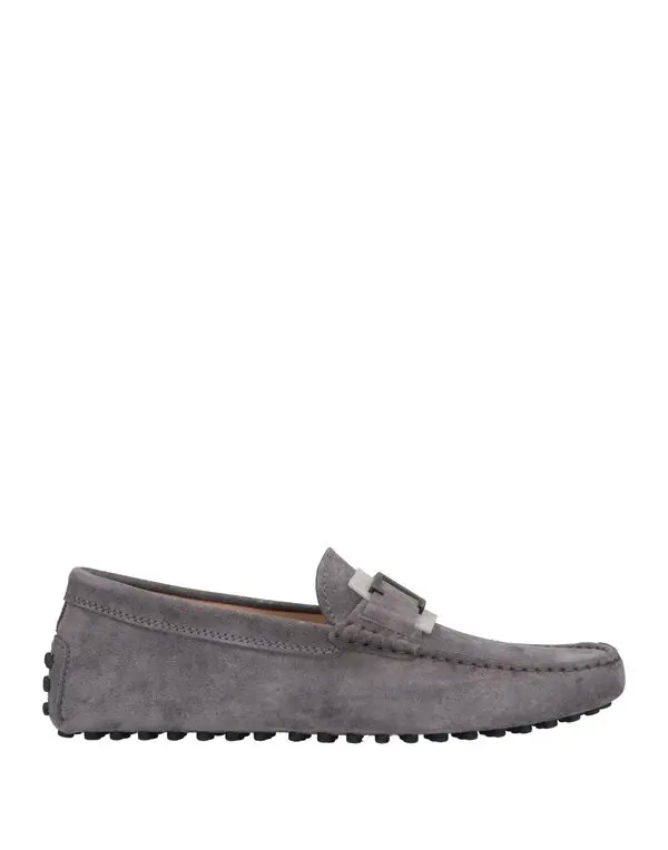 TOD'S Loafers In Leather - Grey