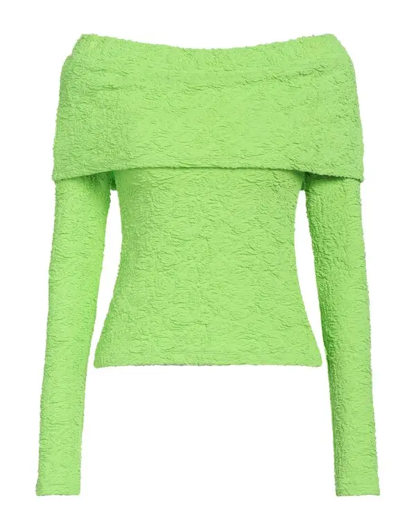 MSGM Off-the-shoulder Long Sleeve Top
