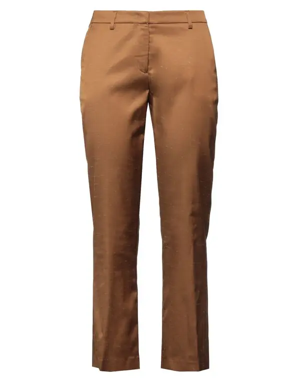 PT TORINO Bootcut Shantung Pants - Camel