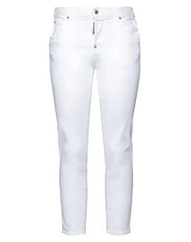 Dsquared2 Jeans In Stretch Cotton And Elastane - White