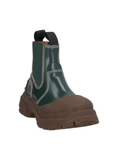 MAISON MARGIELA Leather Ankle Boots - Green